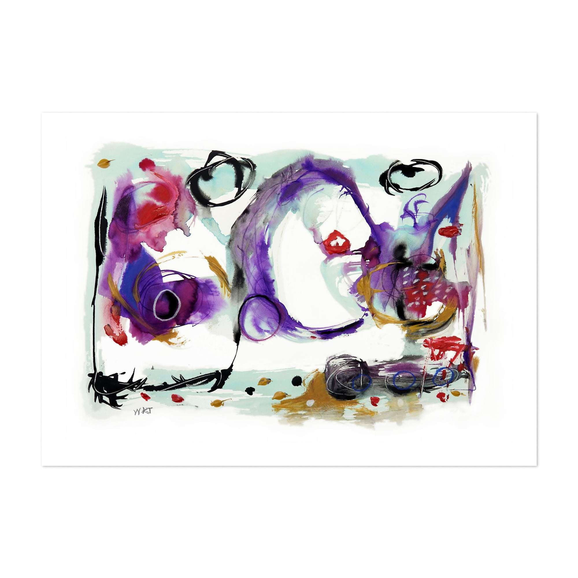 Resonance Series Number 8 - Mixed Media Abstract Modern Art Psychedelic ...