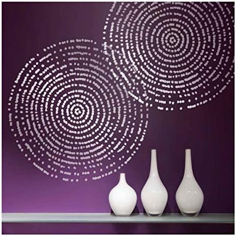 Resonance Wall Art Stencil - Reusable Stencils for Walls - Stencils for ...