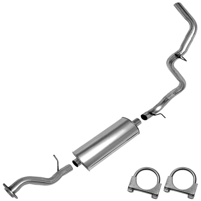 Resonator Muffler Exhaust system compatible with: 1999-2007 silverado ...