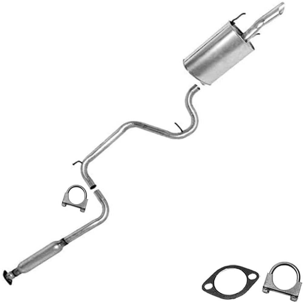 Resonator Pipe and Muffler Exhaust System Kit Compatible with Buick ...