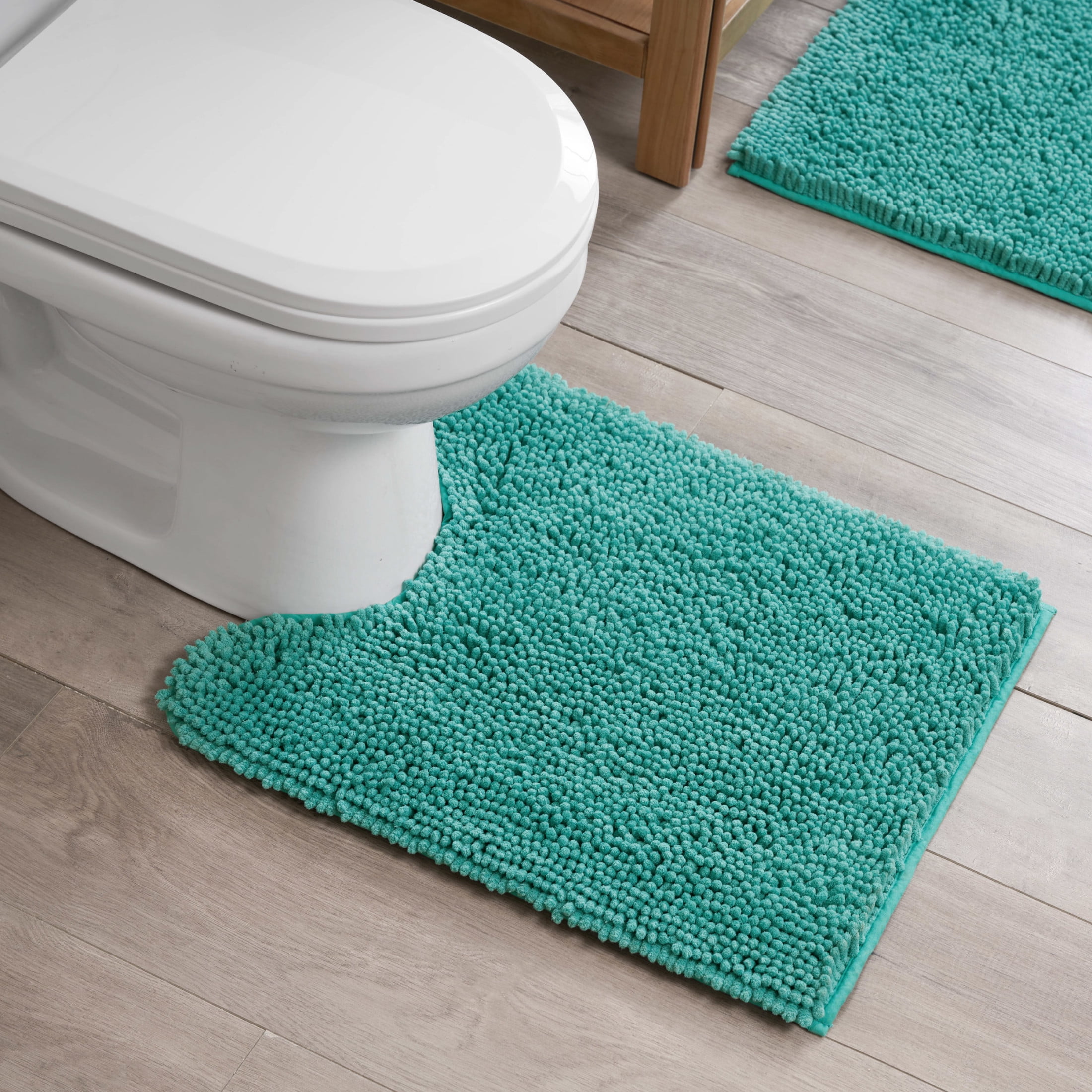 Resort Collection Chenille Plush Loop Bath Mats - Walmart.com