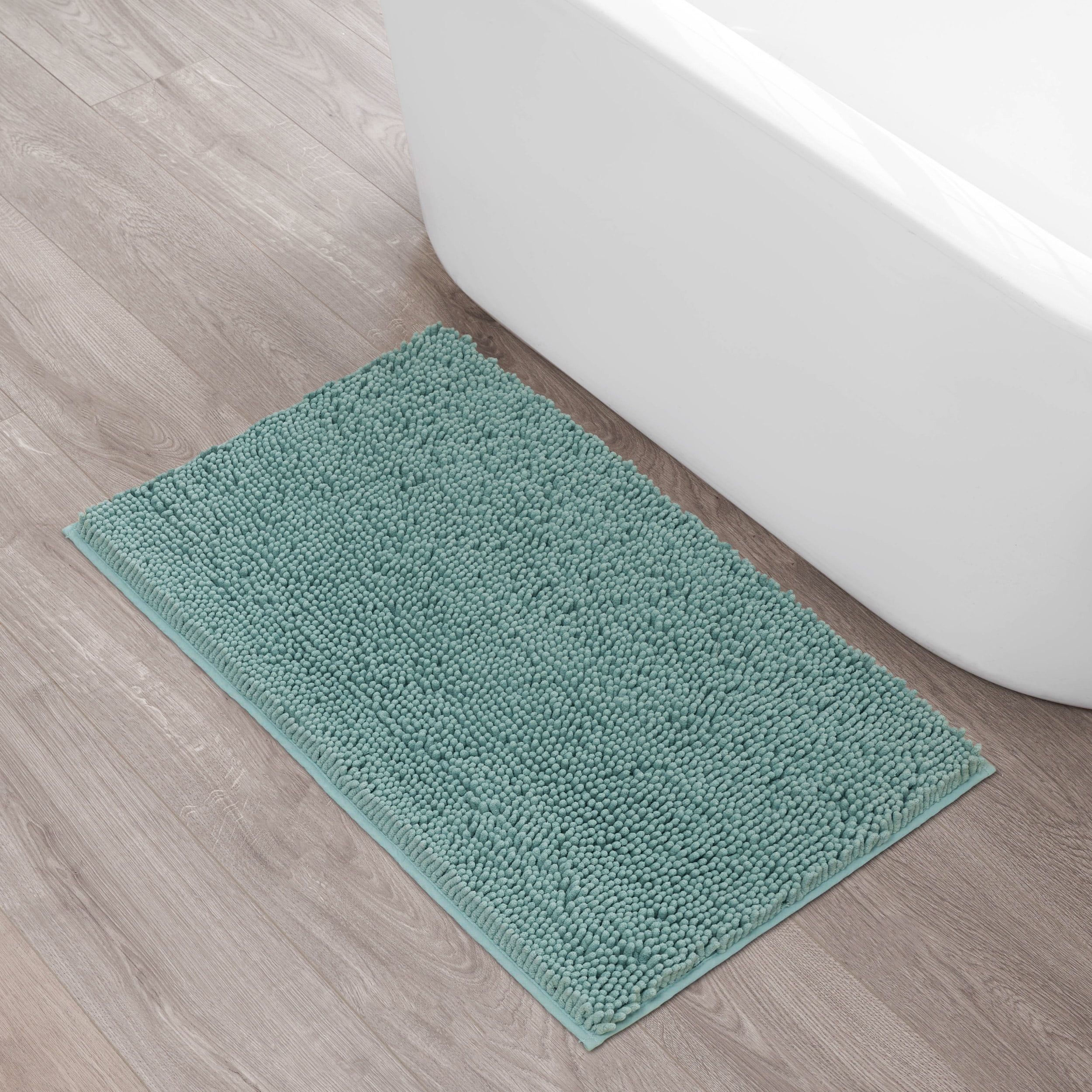 Bounce Comfort Resort Collection Chenille Plush Loop Bath Mat, Non-Slip ...