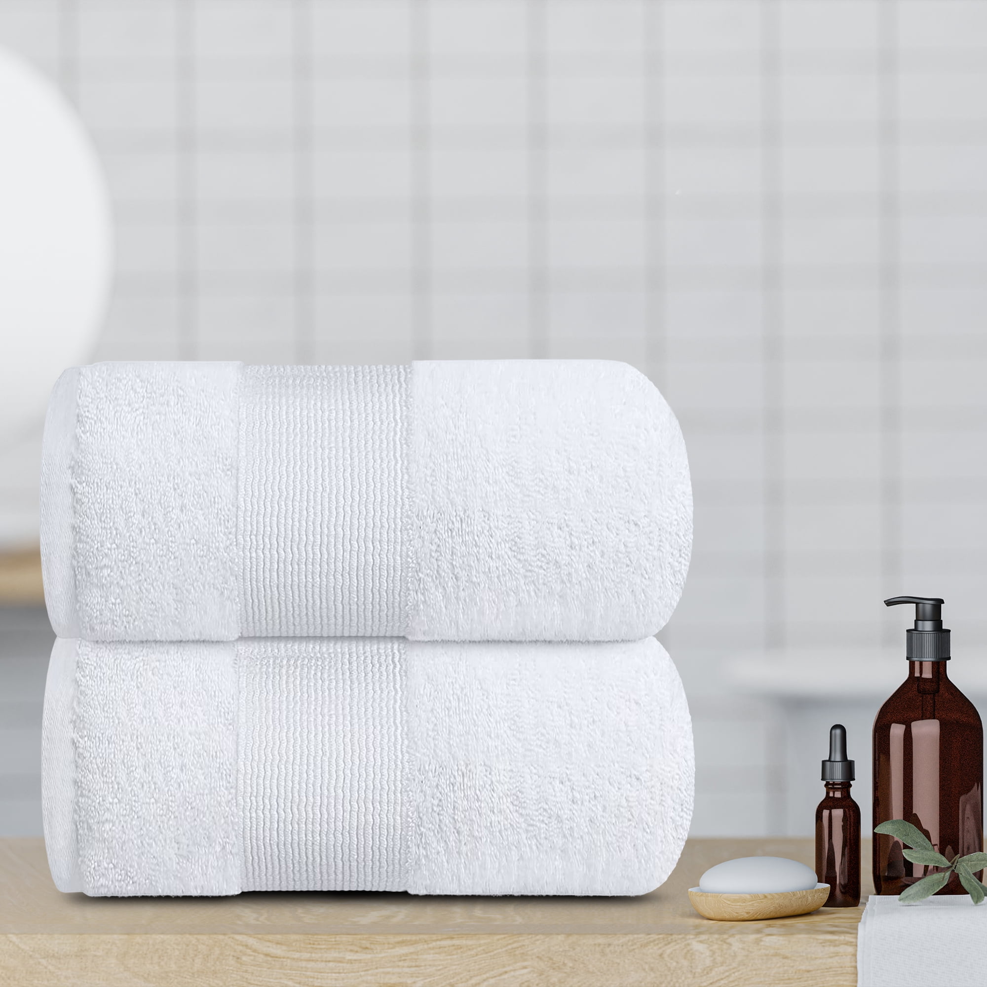 Resort Collection Quick Dry Bath Sheet Towels | 35x70 Luxury Hotel ...
