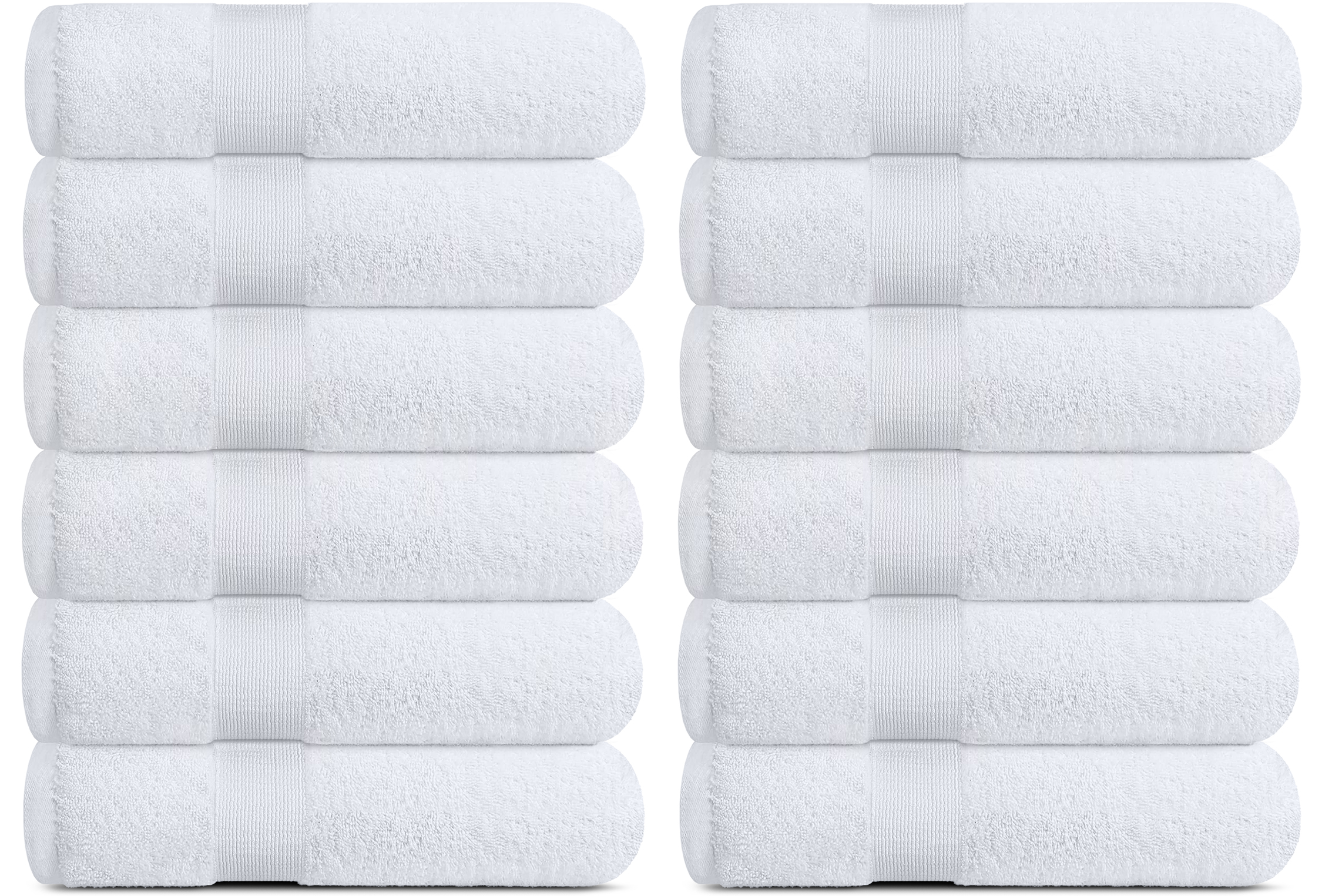 Mainstays Cotton Washcloth Bundle Collection, 24 Pack, White - Walmart.com