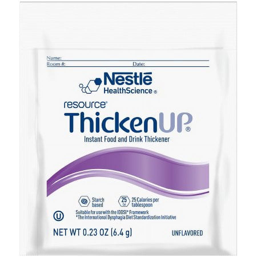 Resource Thickenup Food and Beverage Thickener 6.4 Gram Individual ...