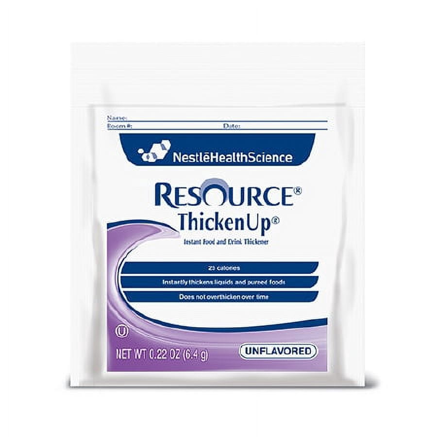 Resource Thickenup Food and Beverage Thickener 6.4 Gram Individual ...