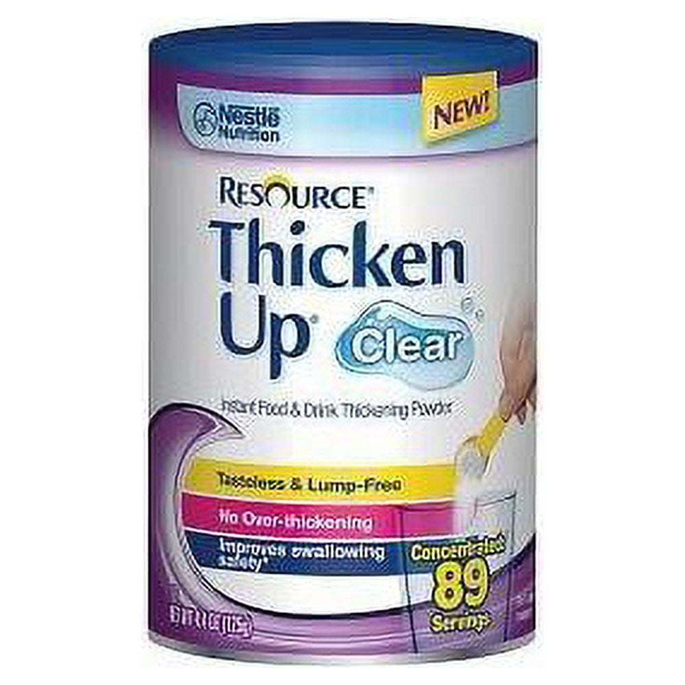 Resource thickenup clear instant food thickener, unflavored, 4.4oz part ...