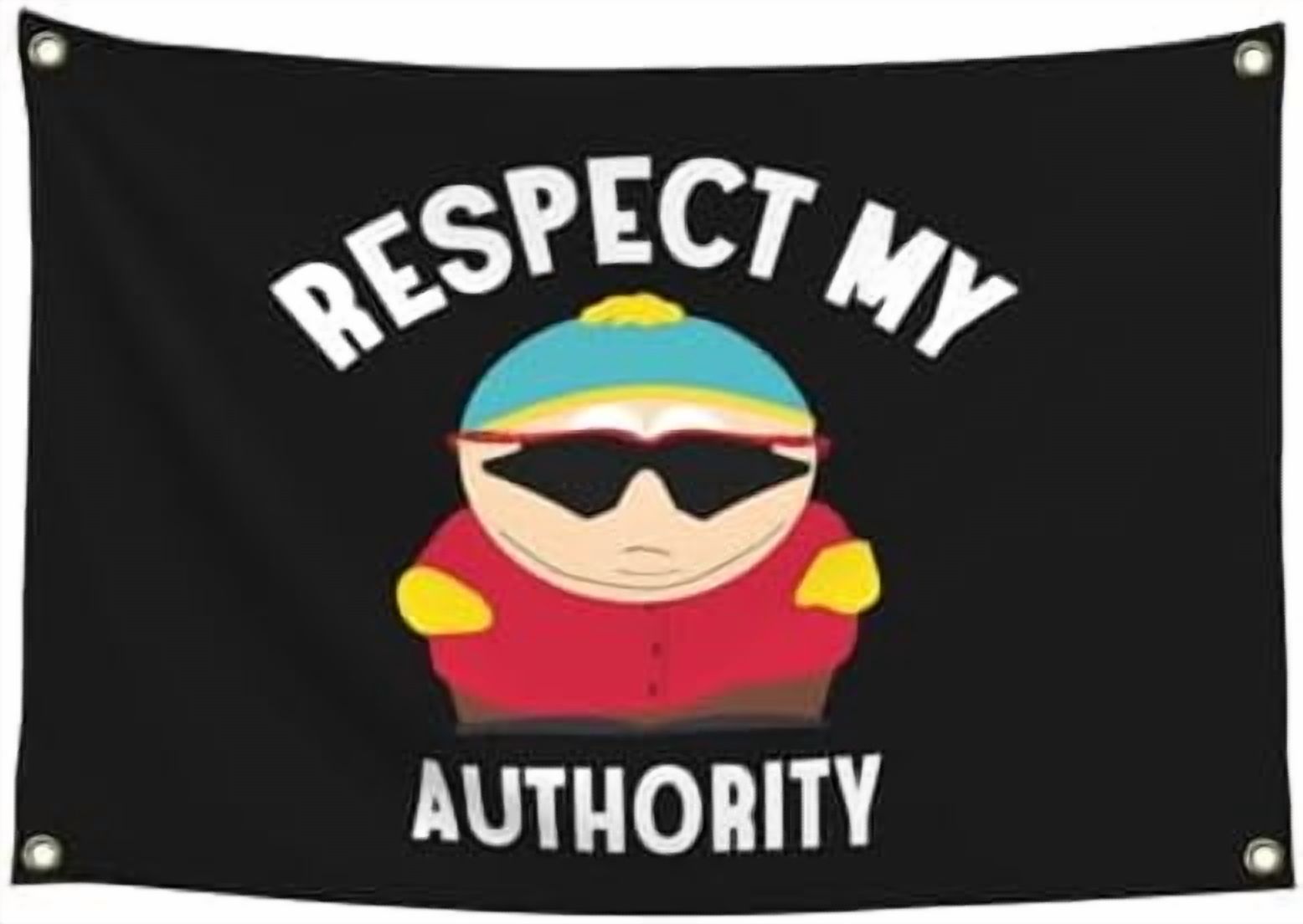 Respect My Authority Flag 3×5 Ft Polyester Banner Meme Funny Flags with ...
