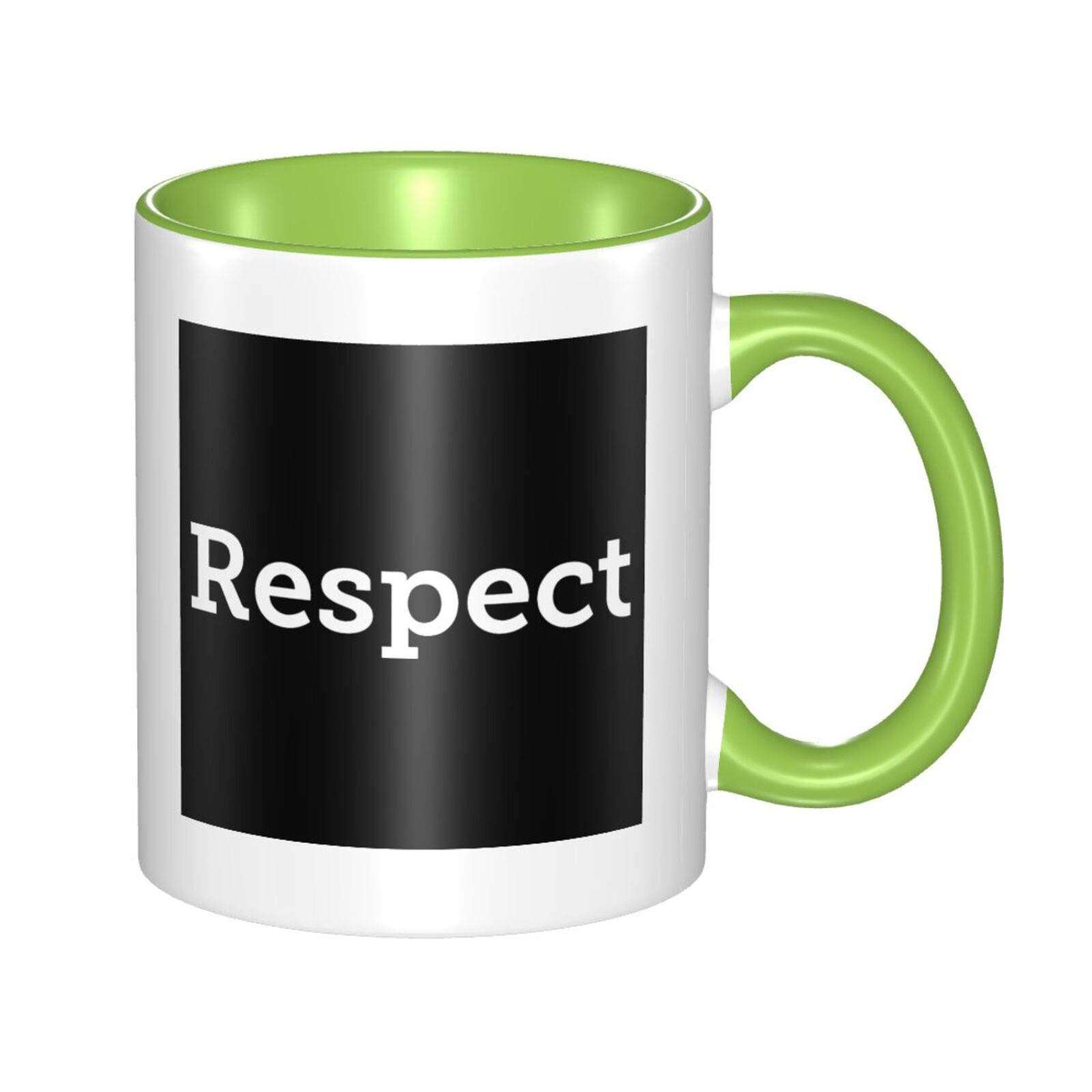 Respect Classic Coffee Mugs Stylish Ceramic Cup with Handles for ...