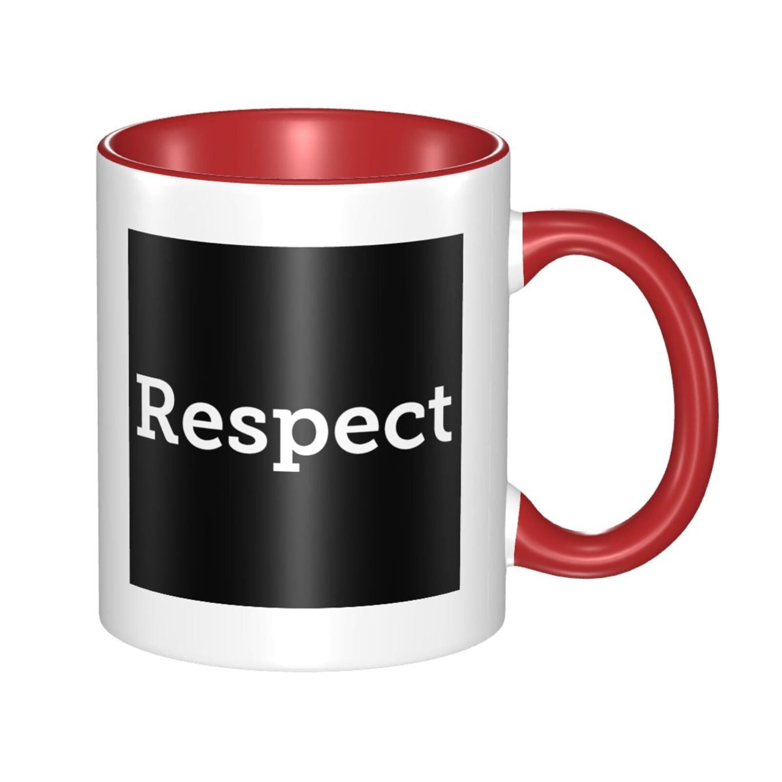 Respect Classic Coffee Mugs Stylish Ceramic Cup with Handles for ...