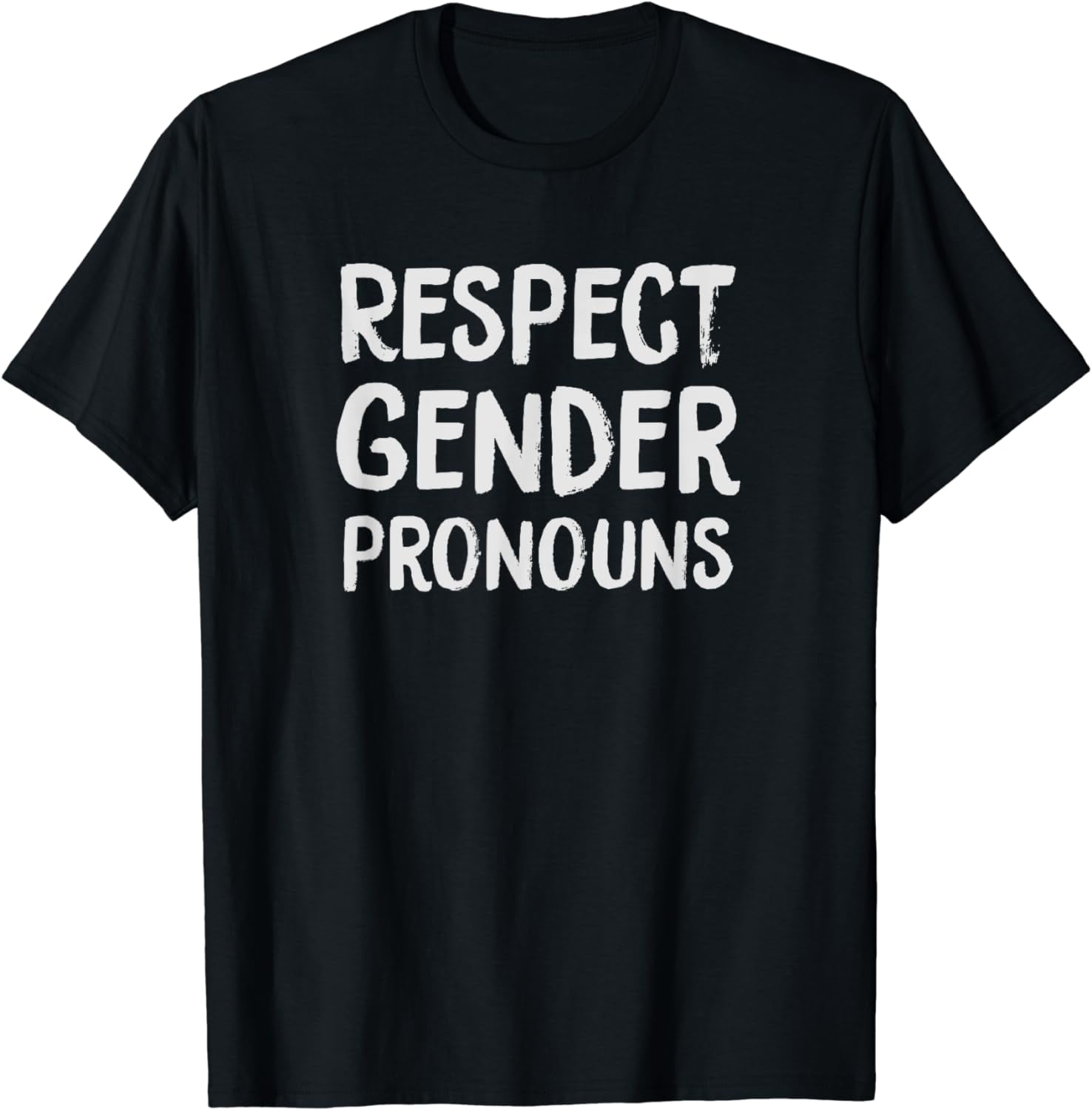 Respect Gender Pronouns Non-Binary Fluid LGBT Pride T-Shirt - Walmart.com