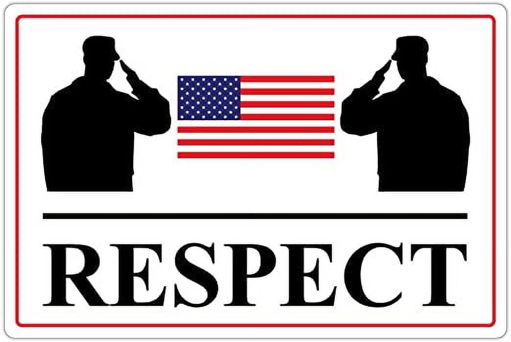 Respect Our Flag and Support Our Troops - Salute The USA Flag - Honor ...
