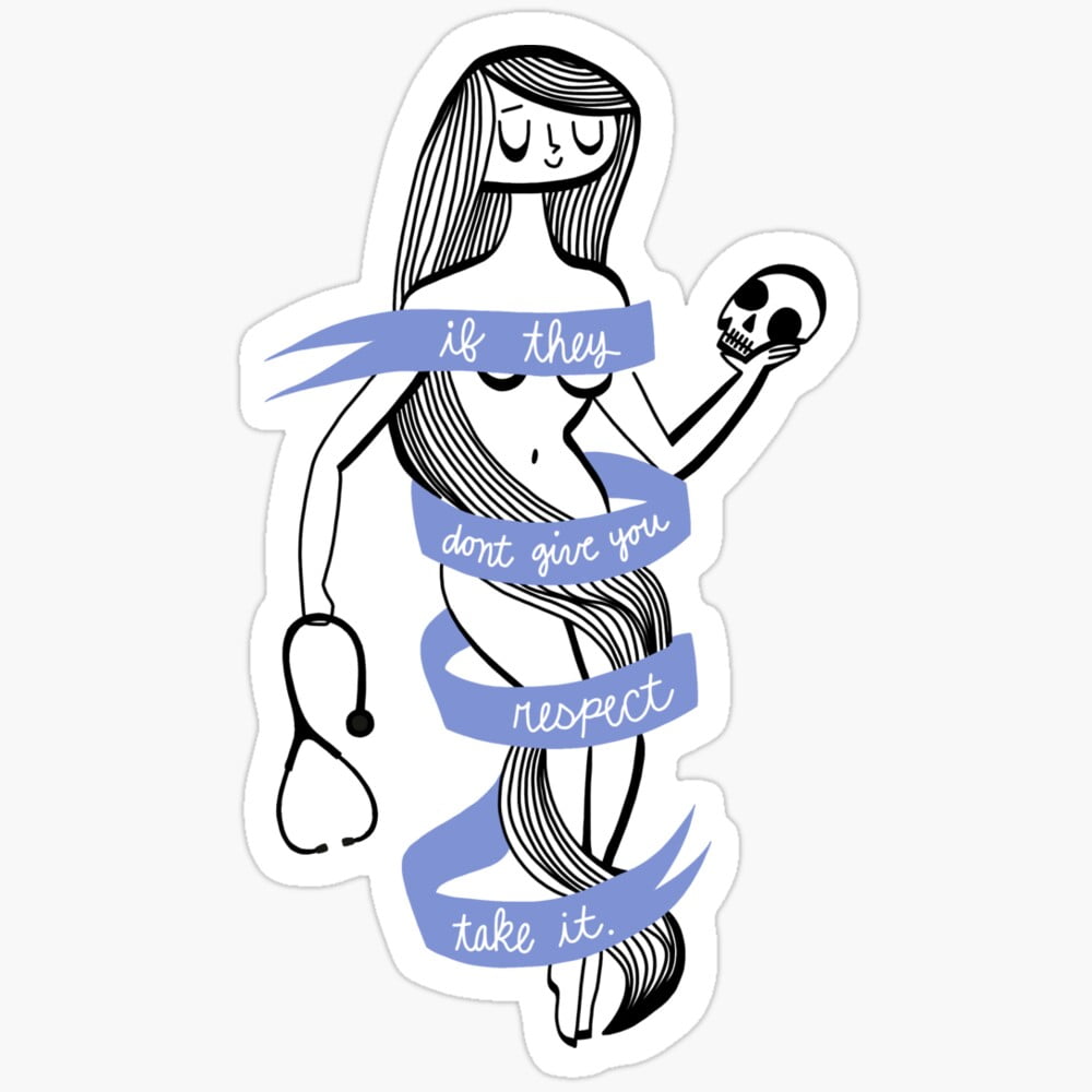 Respect Sticker Phone Decal Water Bottle Stickers Car Decals, Laptop ...