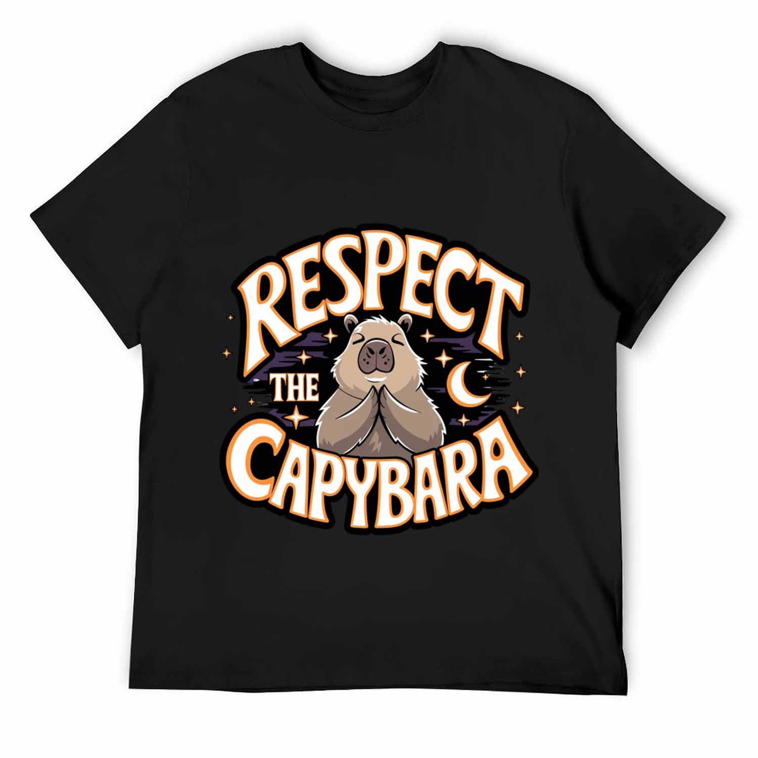 Respect The Capybara Inspiring Positive Message Self Growth Quote T ...