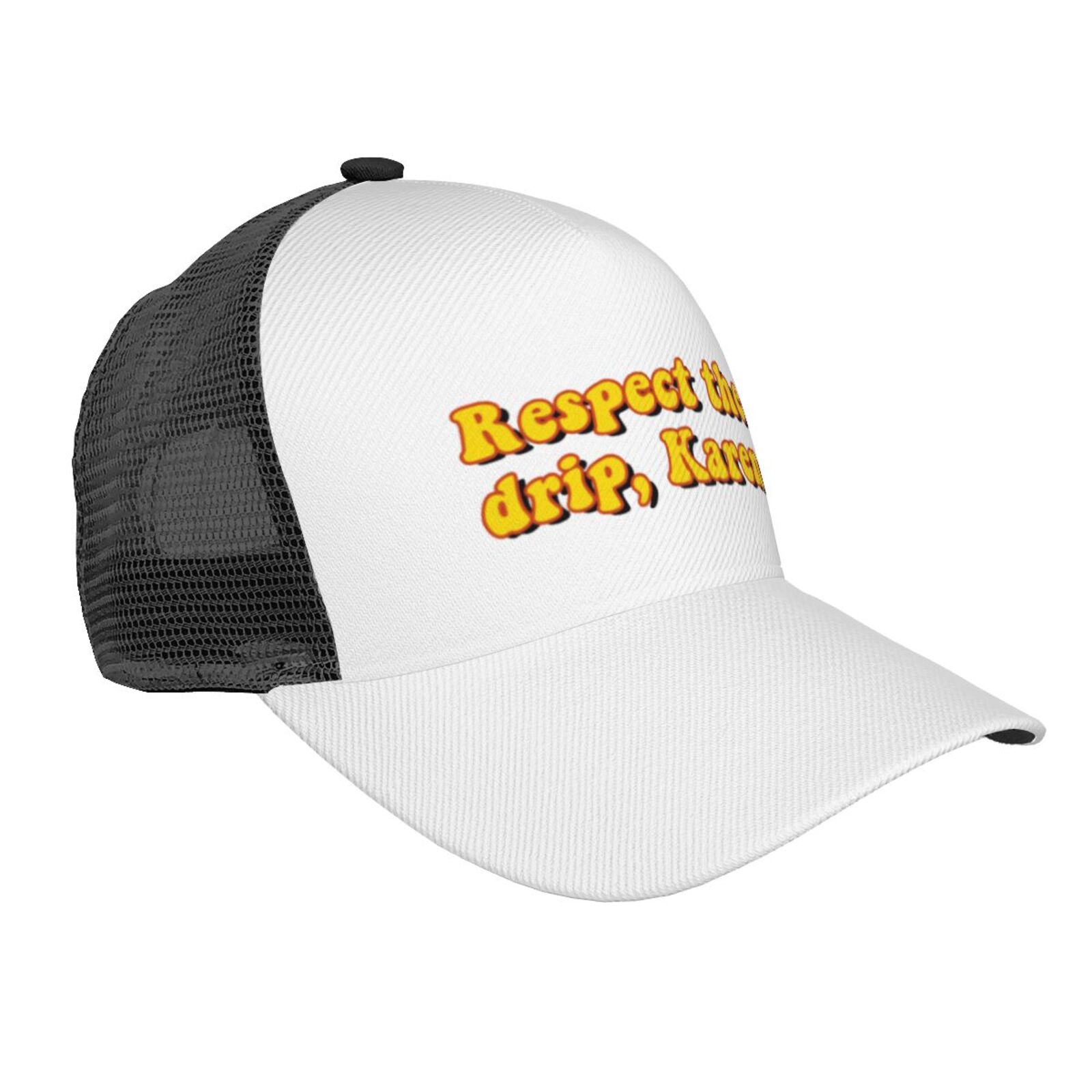 Respect The Drip, Karen Hat Adjustable Washable Adult Curved Brim Mesh ...