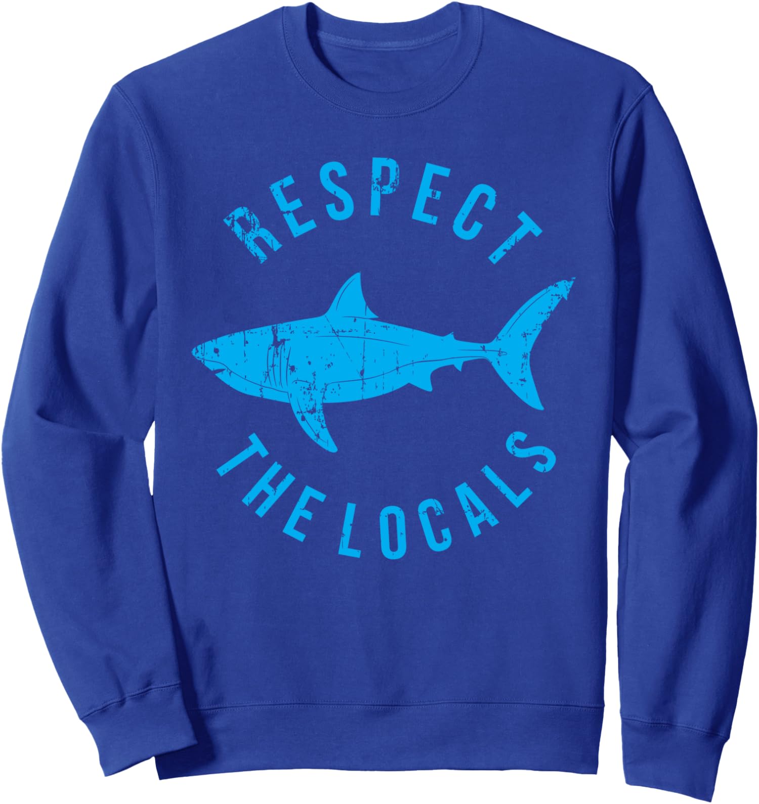 Respect the Locals Shark Design for Ocean Lovers Marine Life Advocates ...