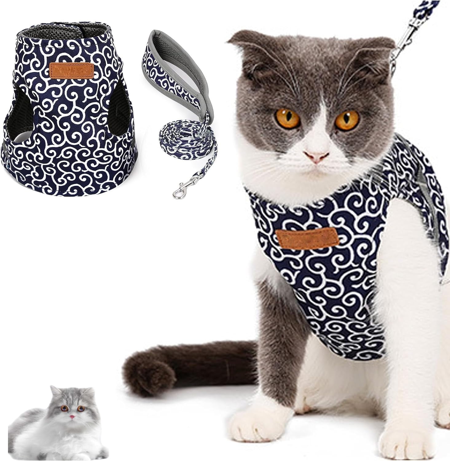 Respectivelk Cat Harness, Cat Dogs Vest Harness and Leash Anti-Break ...