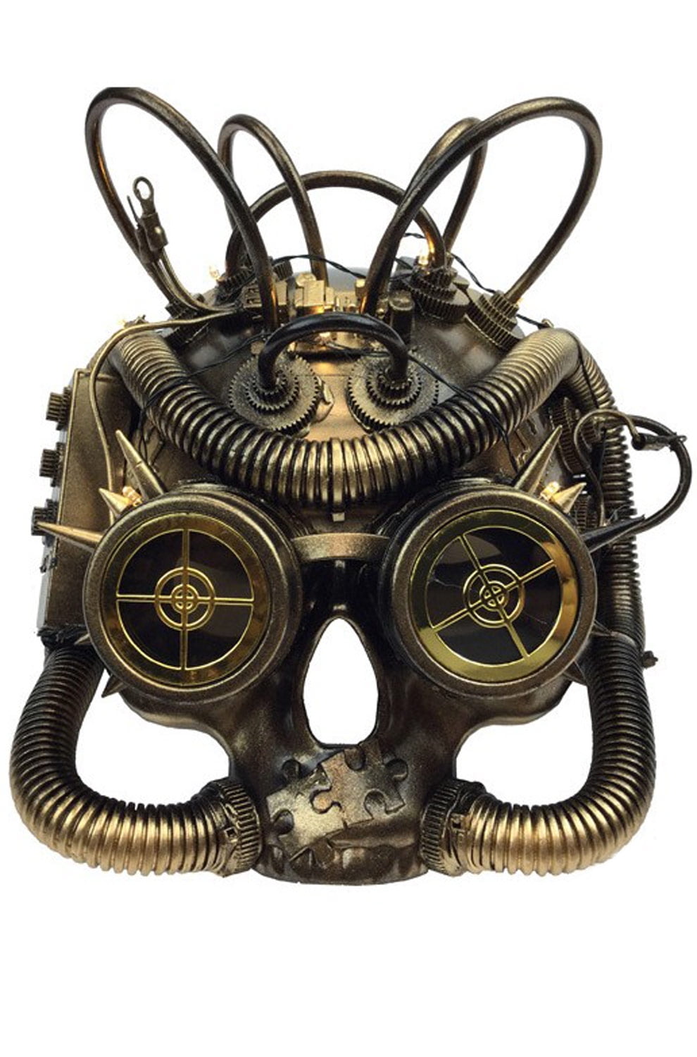 Respirator Skull mask (Gold) - Walmart.com