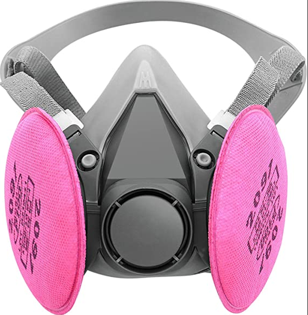 3M Half Facepiece Respirator Assembly 6391/07003(AAD), Large, with 3M ...