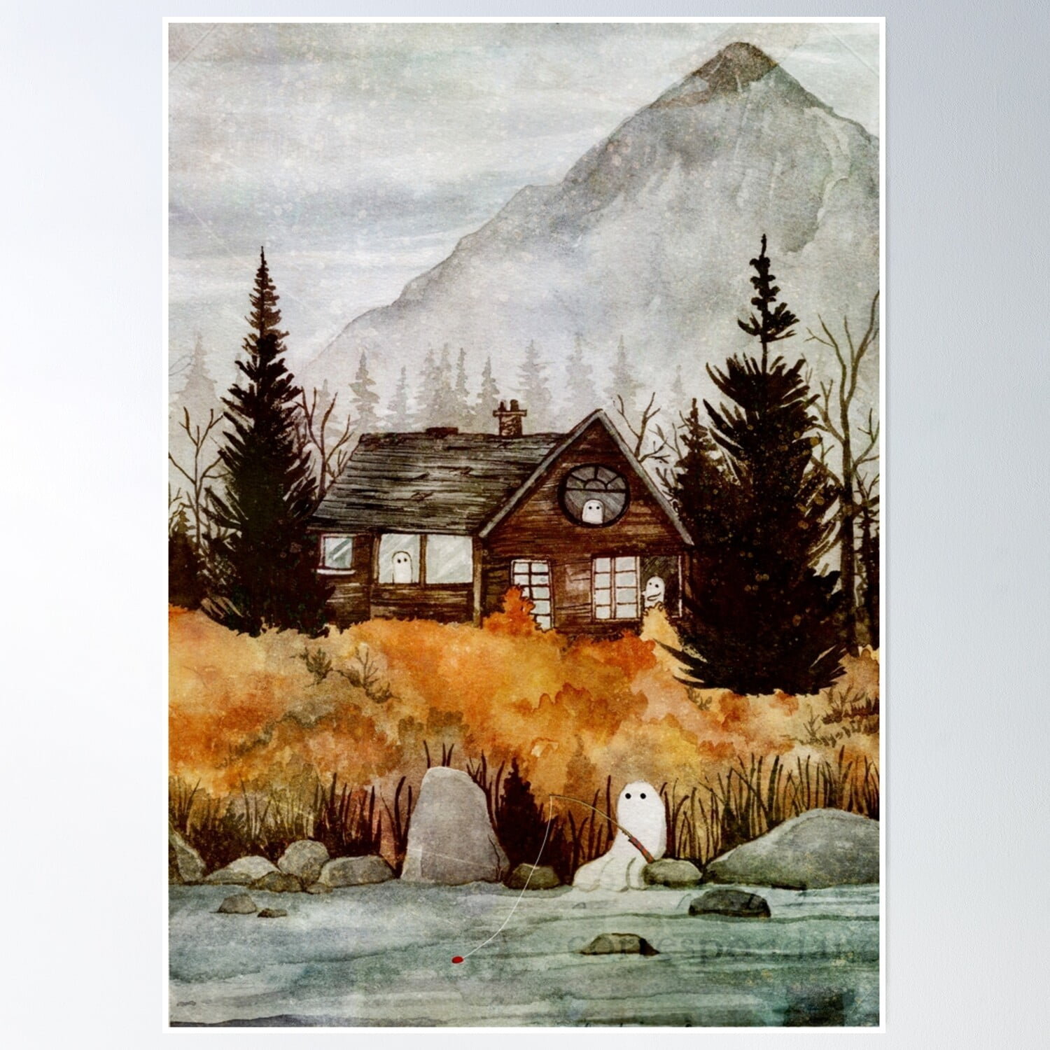 Respite Poster Wall Art, Modern Wall Decor, 24x36 UNFRAMED - Walmart.com