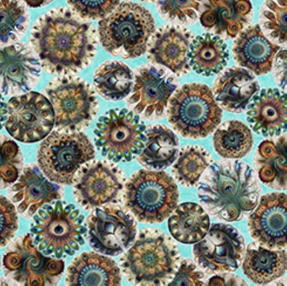 Resplendent - Packed Circle Medallions - 30560 Q - Walmart.com