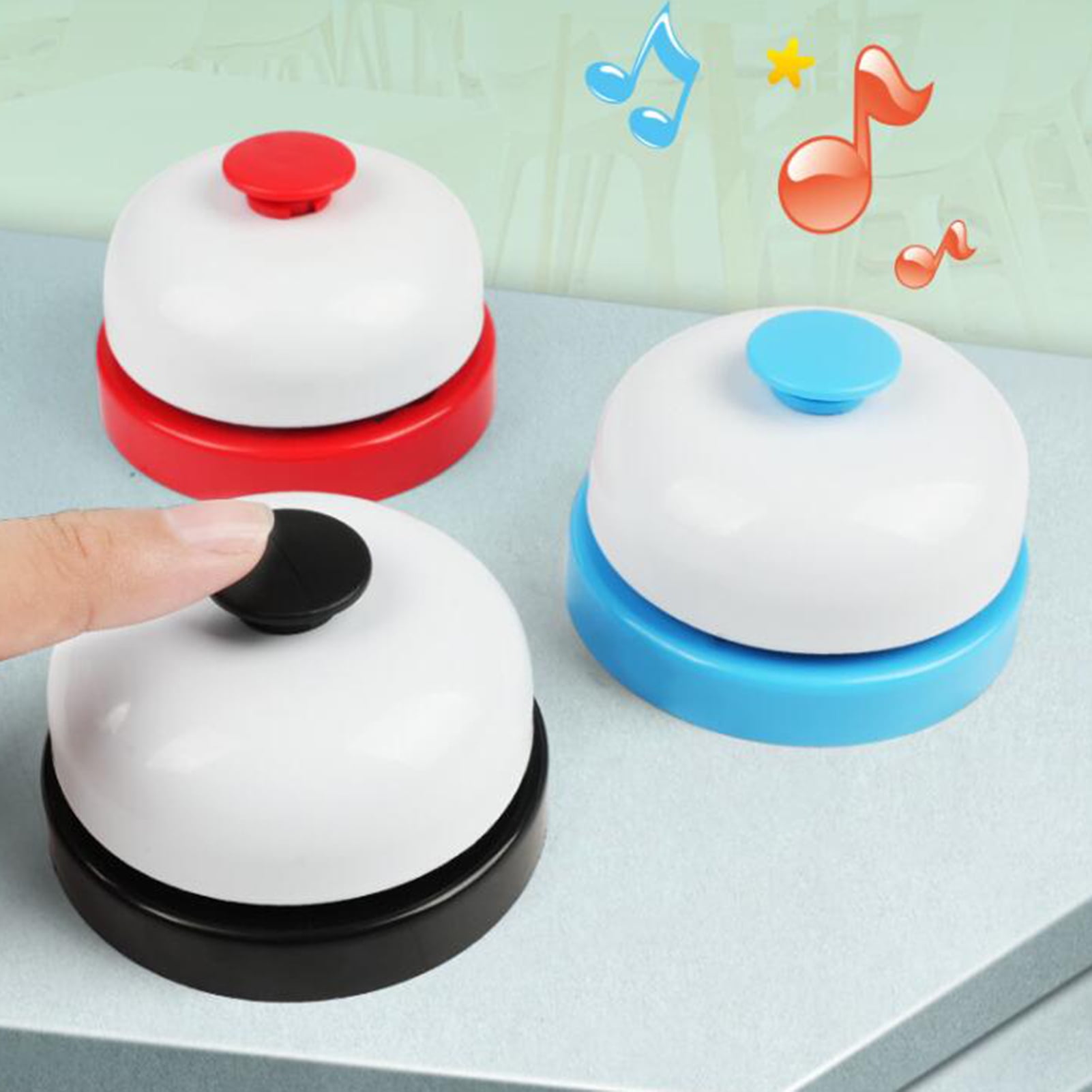 Responder Smooth Surface Ringing Bell Portable Hand Pressing Stainless ...