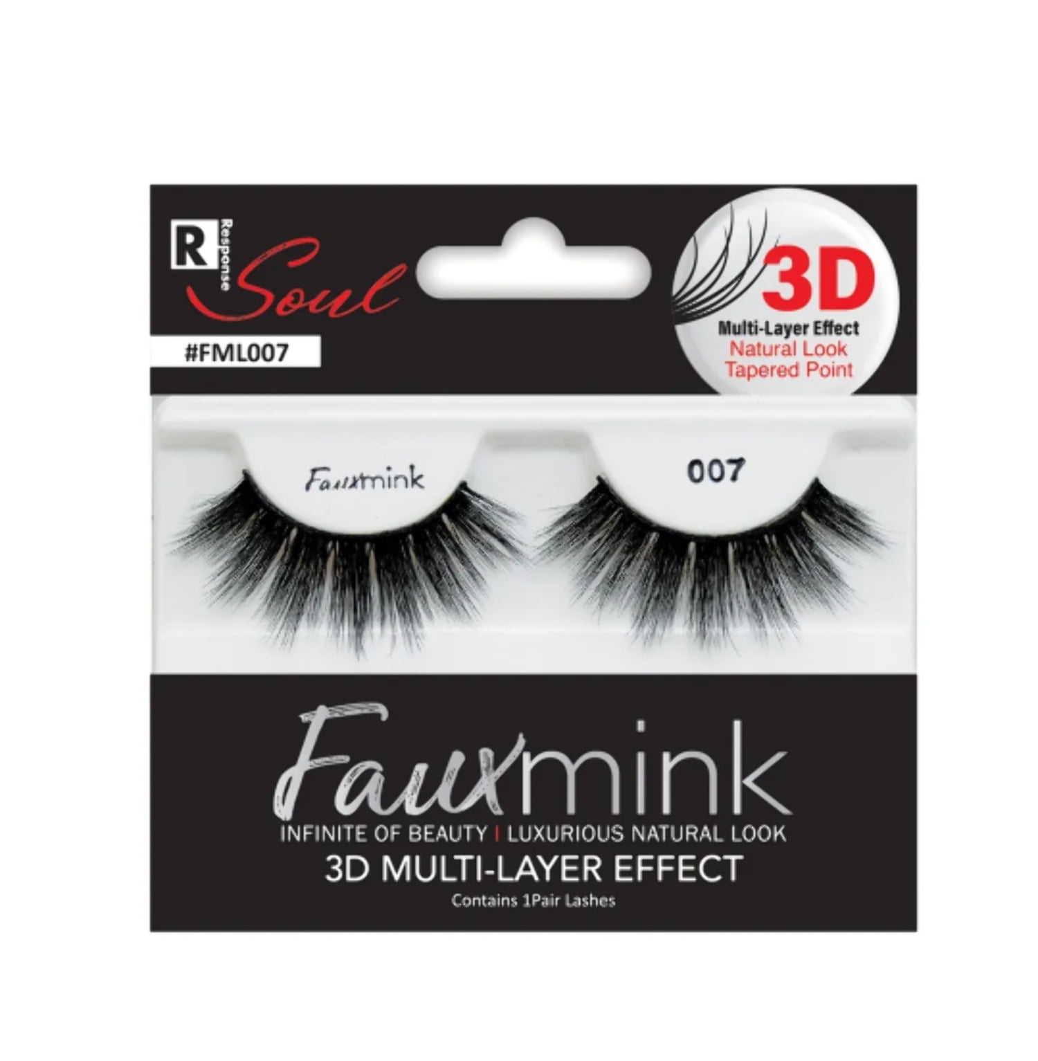 Response Soul 3D Multi-Layer Effect Faux Mink Eyelashes - FML007 ...