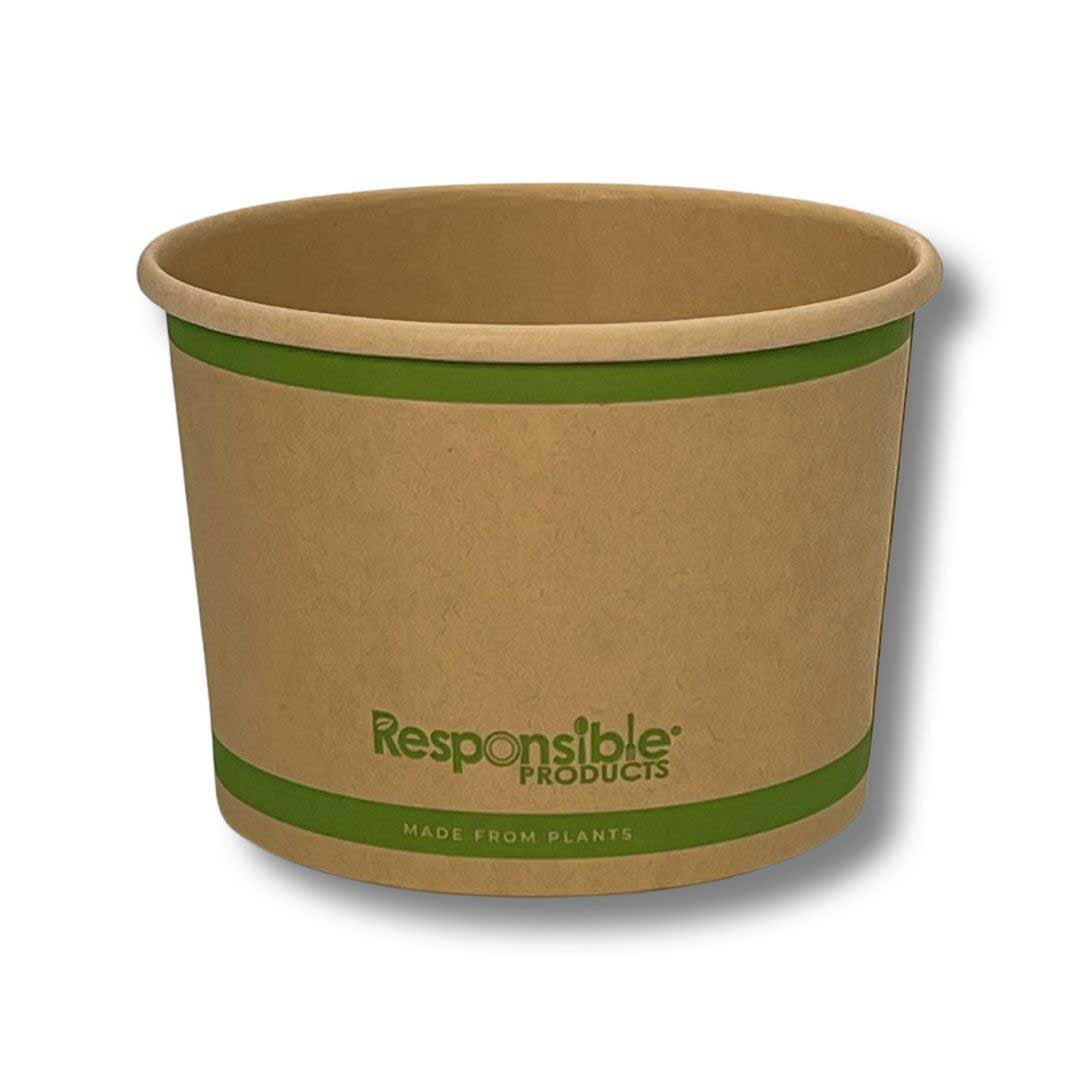 Responsible Products 24 oz Paper Food Containers, Tree-Less ...