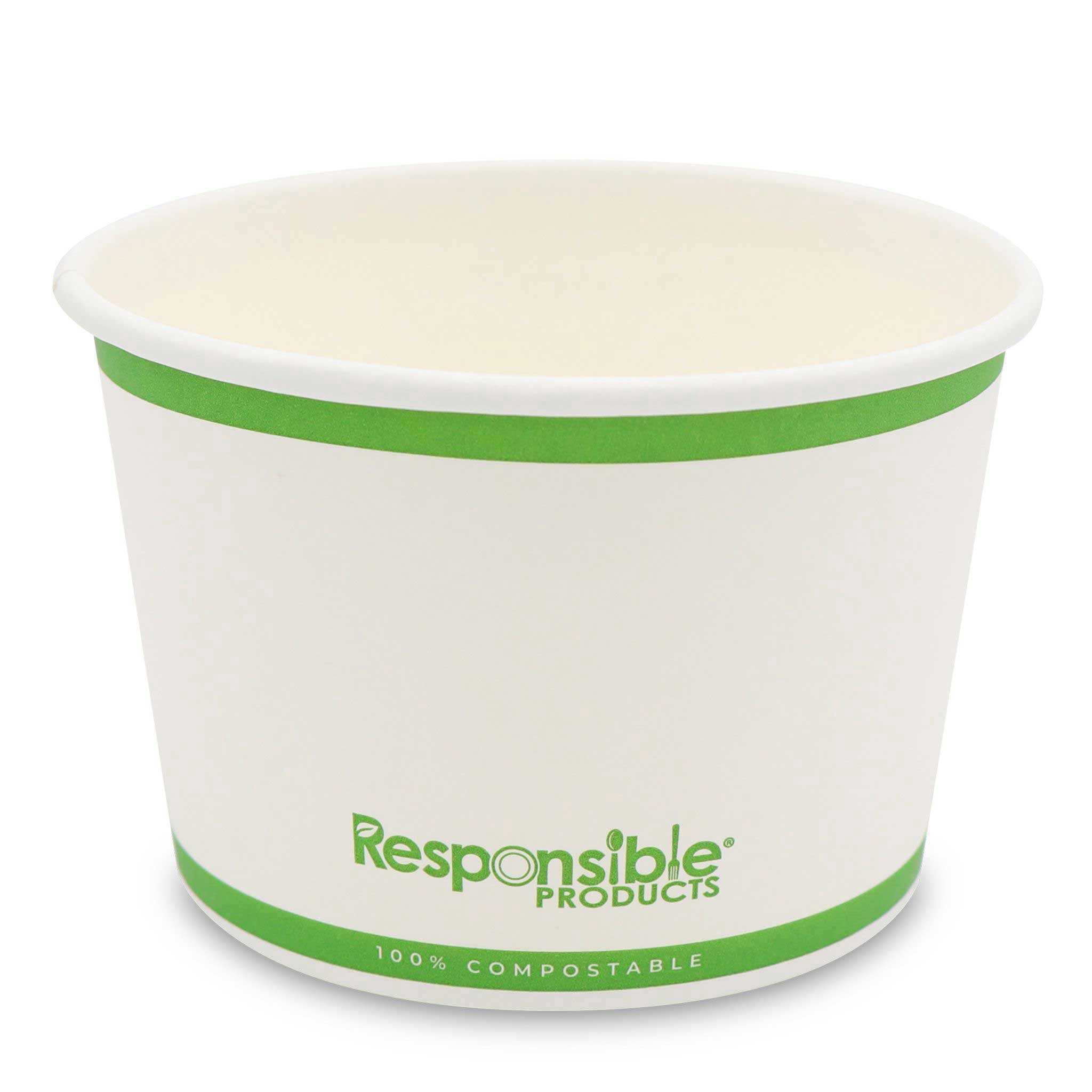Responsible Products 24 oz Paper Food Containers, Tree-Less ...