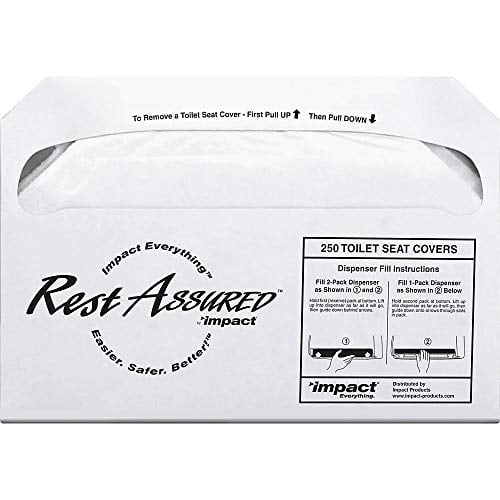 Rest Assured Toilet Seat Covers (5,000 Count - 20 Pack) - Walmart.com