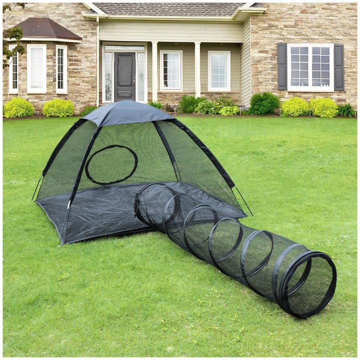 Rest-Eazzzy Cat Tent Outdoor, Pet Enclosure Tent Suitable for Cats and ...