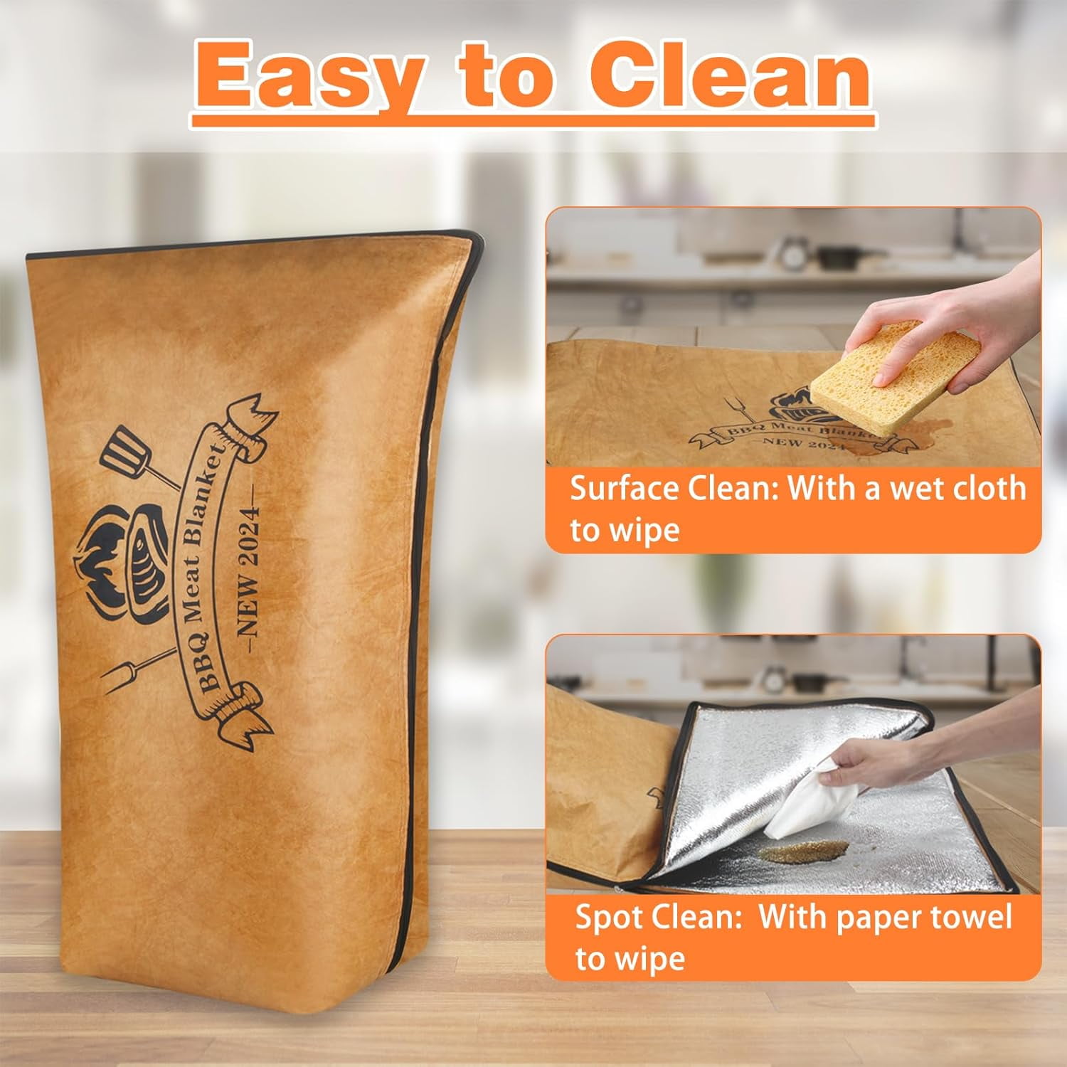 Meat Resting Bag, BBQ Brisket Blanket Meat Resting Blanket for Smoking ...