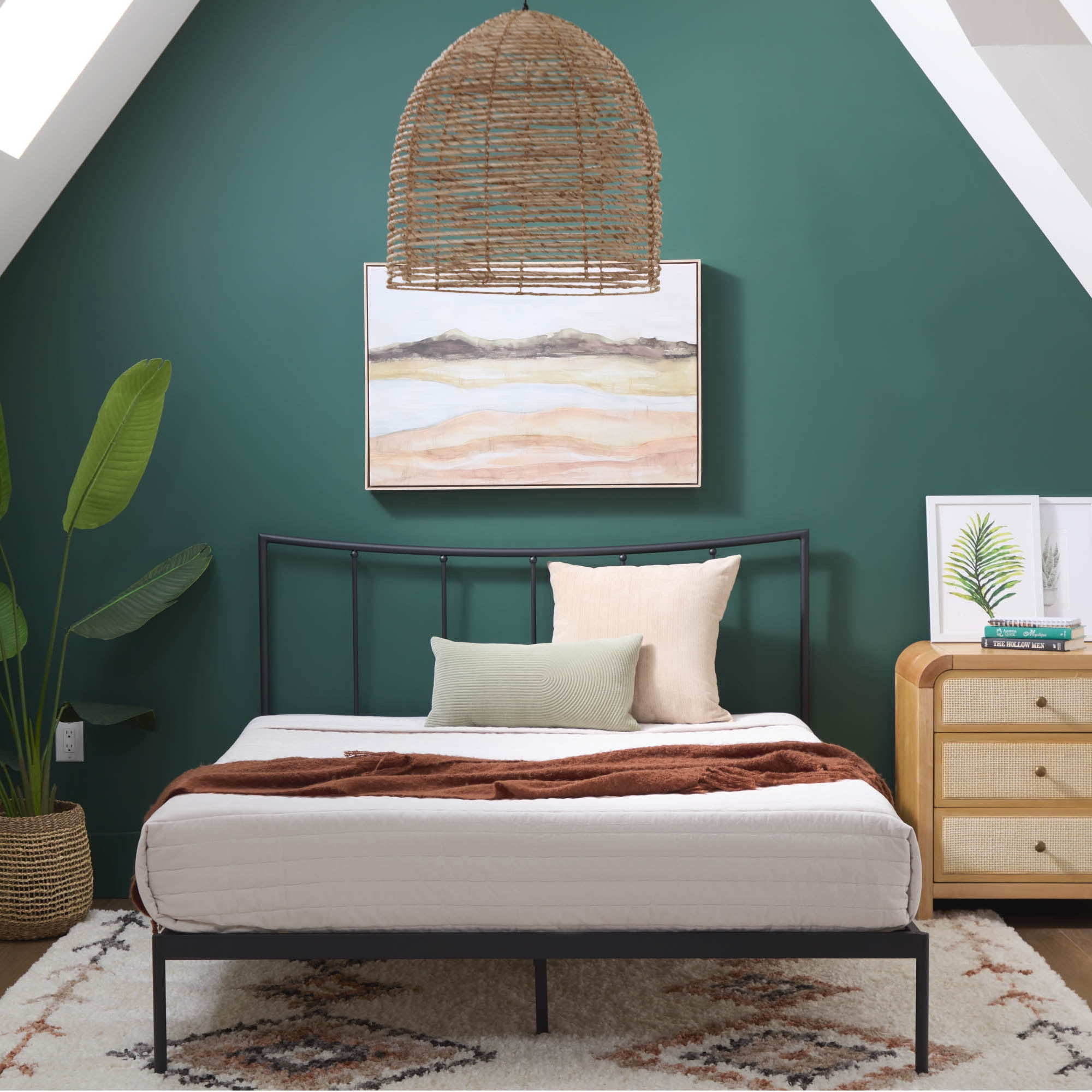 Free Shipping! Rest Haven Alexandria King Metal Platform Bed with ...