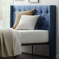 Rest Haven Elizabeth Wingback Upholstered Headboard with Button Tufting ...