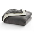 Rest Haven Polyester Fleece and Sherpa Blanket - Throw (50" x 60 ...