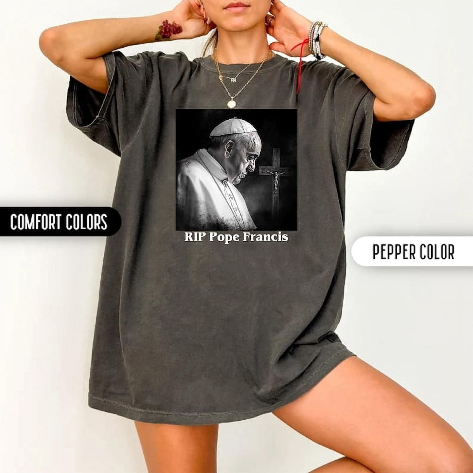 Rest In Peace Pope Francis Catholic Shirt, Christian Vatican Inspired ...