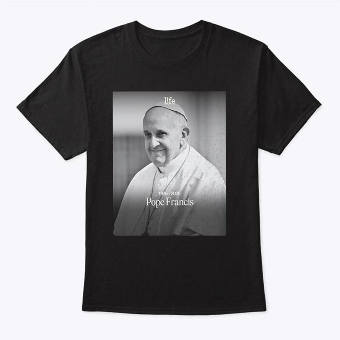 Rest In Peace Pope Francis Shirt, In Loving Memory Tee, RIP Pope Shirt ...