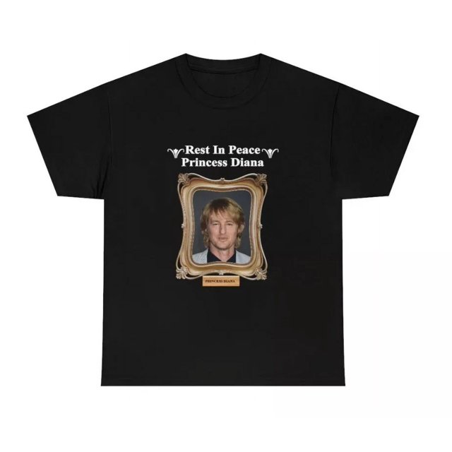 Rest In Peace Princess Diana Owen Wilson Shirt - Walmart.com