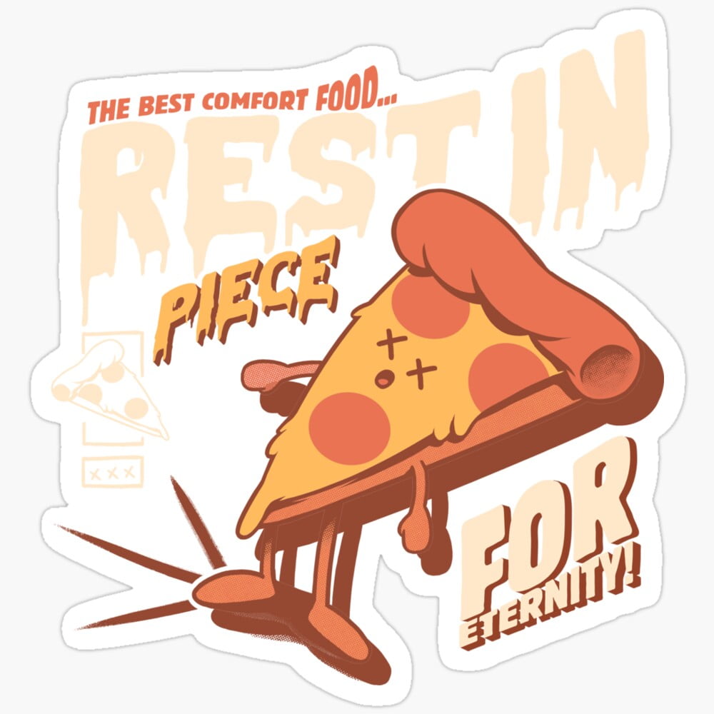 Rest In Pie.Ce Sticker Phone Decal Water Bottle Stickers Car Decals ...