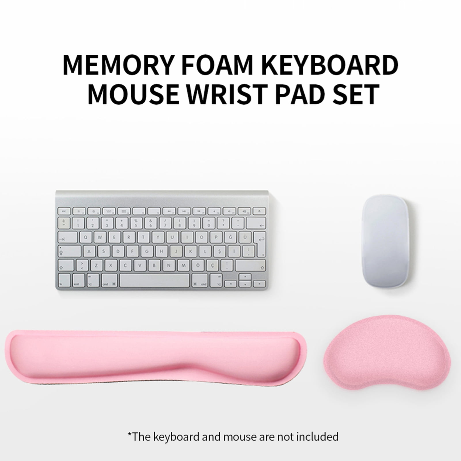 Rest Memory Foam Keyboard Mouse Wrist Pad Set Office Gaming Keyboard ...
