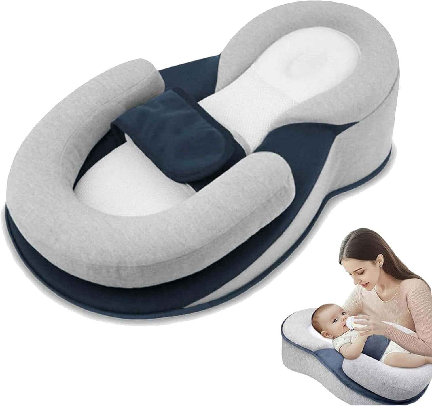 Rest Nest Baby Bed Acid Reflux with Strap, 2026 New Keesley Rest nest ...
