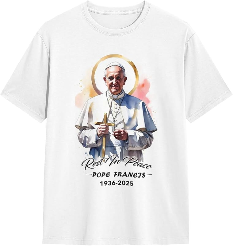 Rest in Peace Pope Francis 1936-2025 T Shirts for Children Boys Girls ...