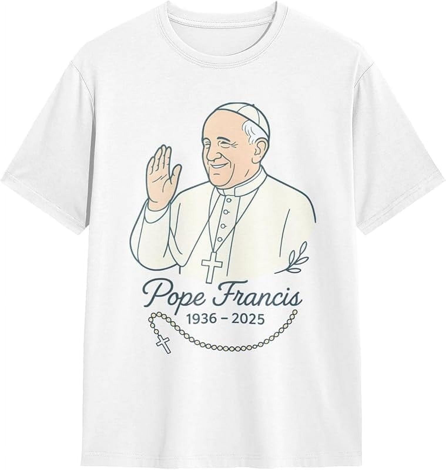 Rest in Peace Pope Francis 1936-2025 T Shirts for Children Boys Girls ...