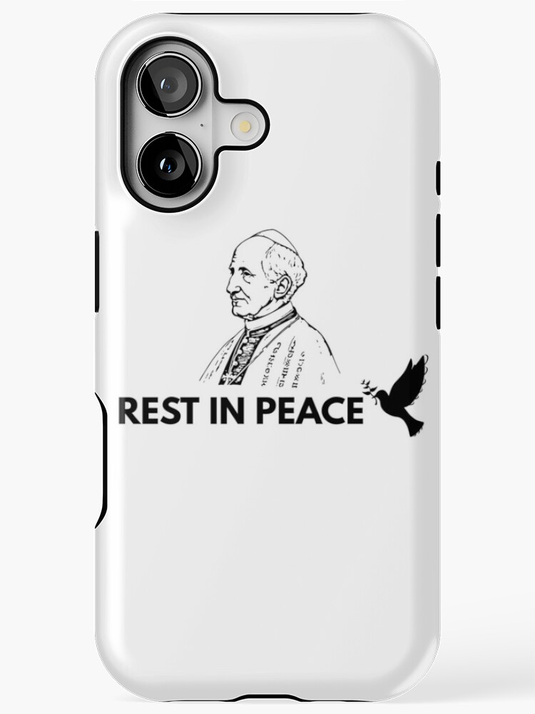 Rest in Peace Pope Phone Case for iPhone 17 16 15 14 13 12 11 Pro Max ...