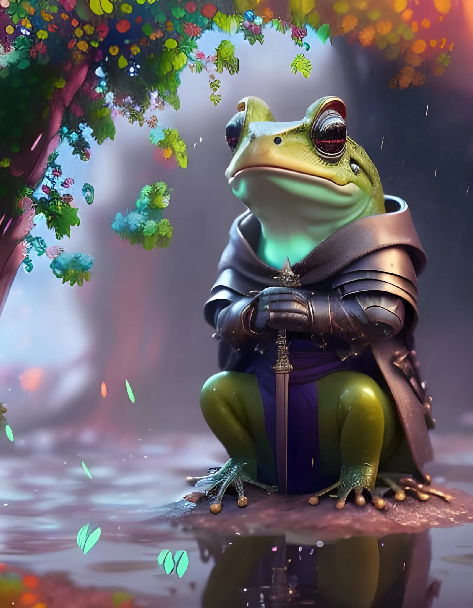 Rest in the rain 1000 adult puzzles, game props, stress relief games ...