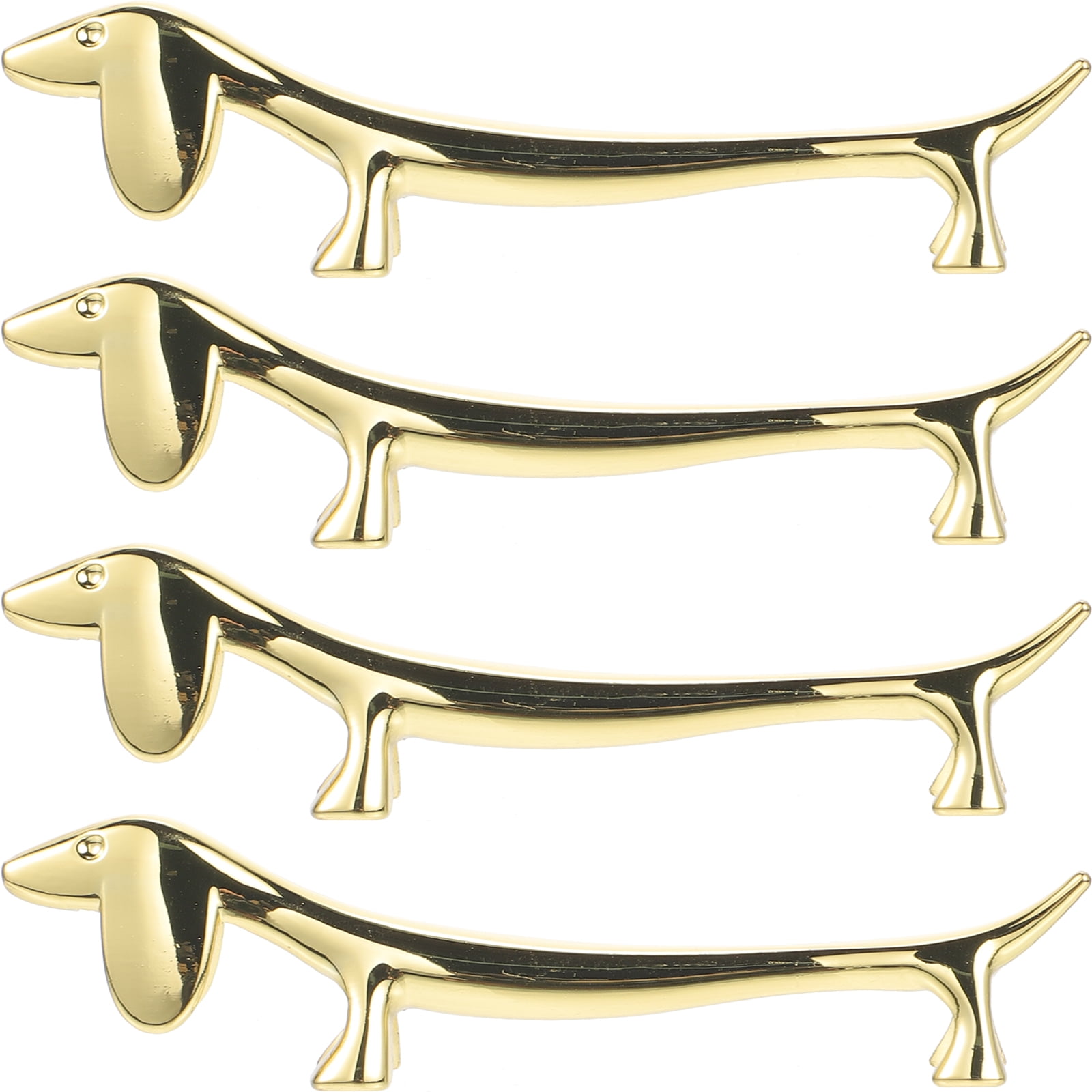 ifundom Golden Stainless Steel Dog Shaped Chopstick Rest for Daily Use ...