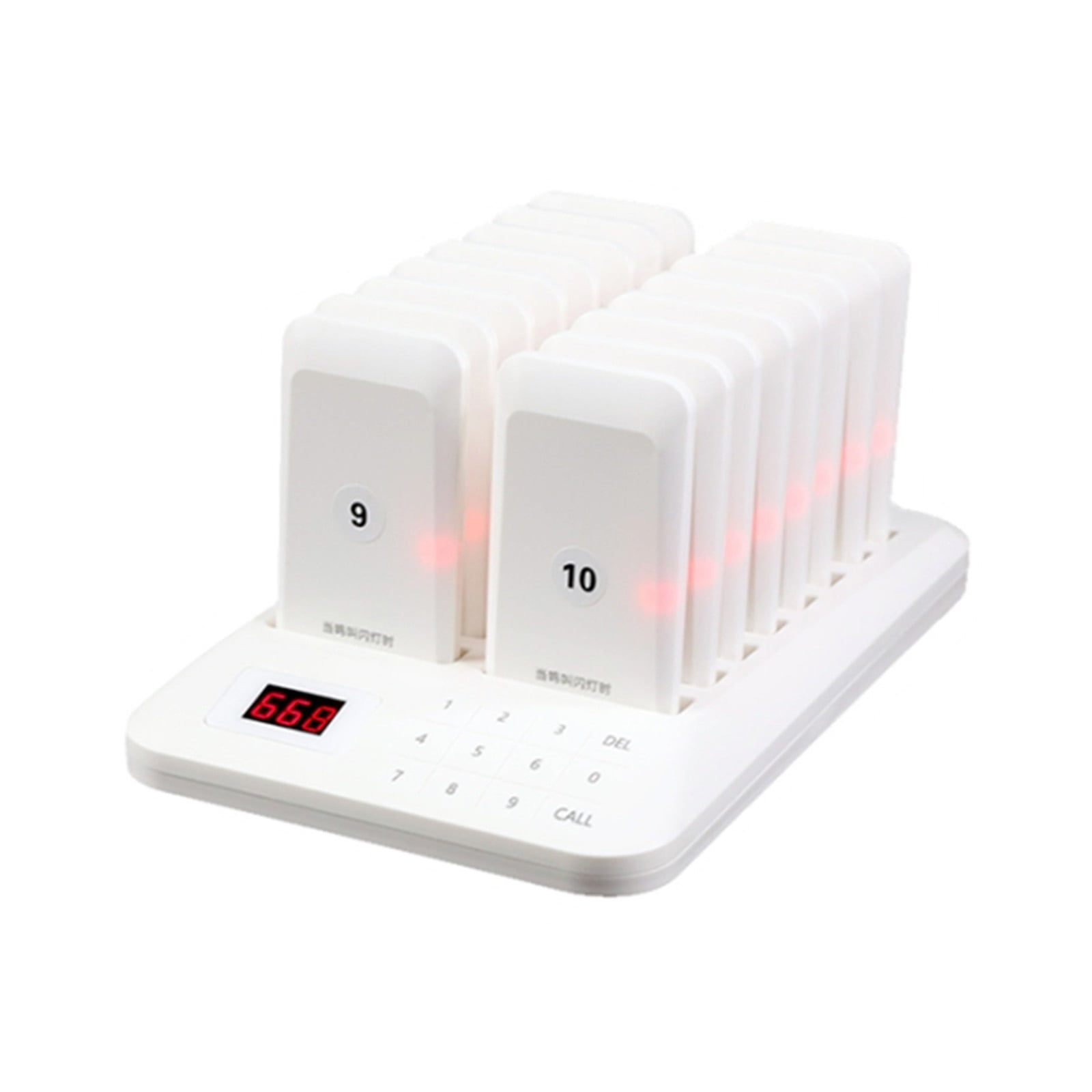 Restaurant Coasters Wireless Pager Buzzer Bell Calling System For Coffe ...