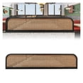 Restaurant Countertop Screen Partition, Rattan Glass Multipurpose ...