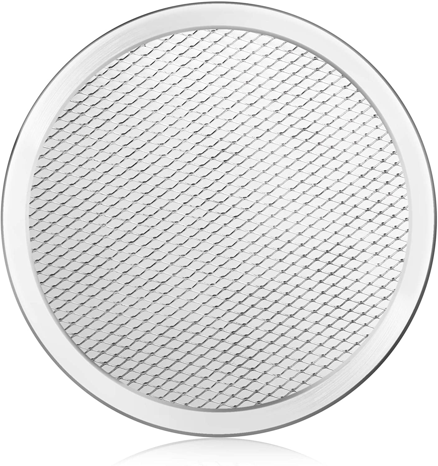 Restaurant-Grade Aluminum Pizza Baking Screen, Silver - Walmart.com