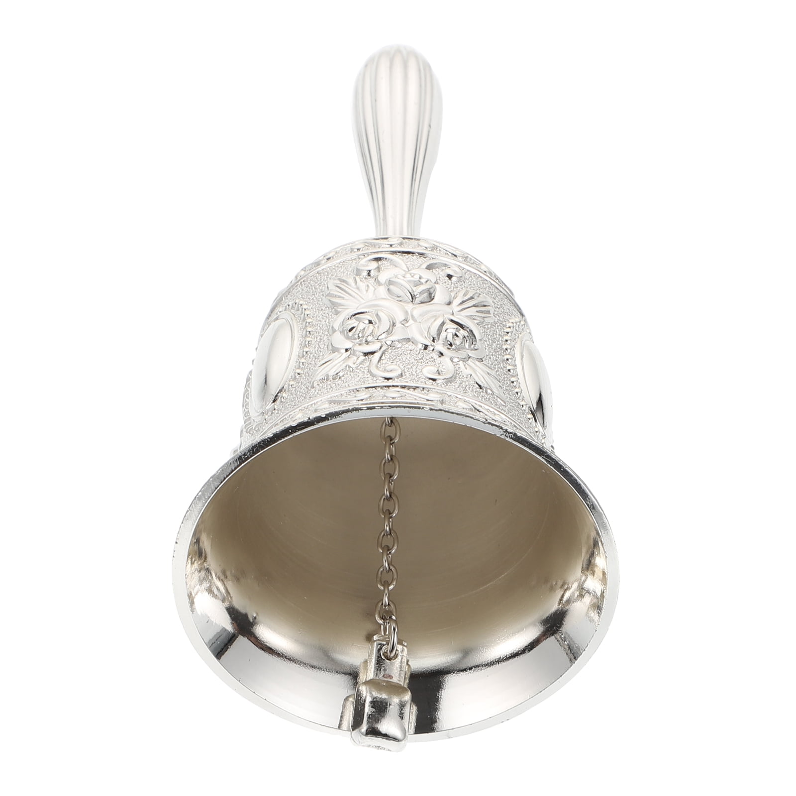Restaurant Hand Bell to Ring Answer Silver Office - Walmart.com